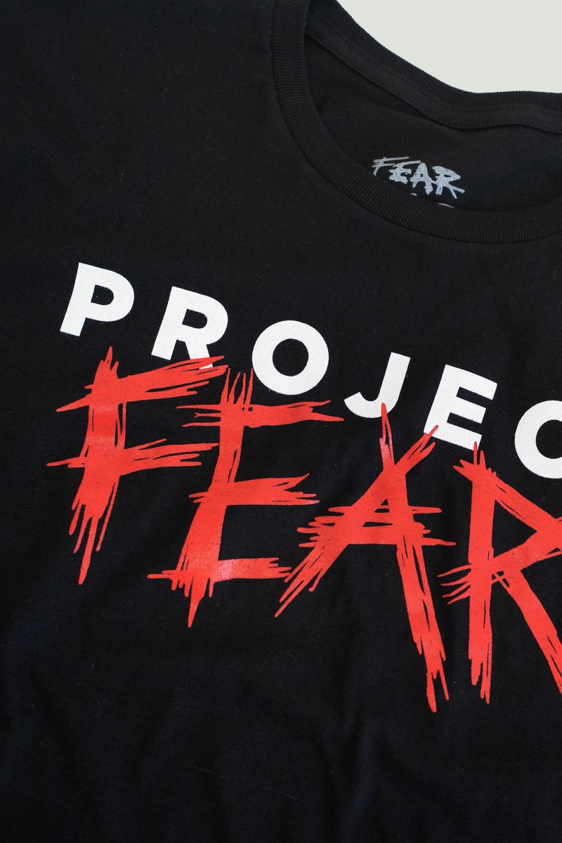 PROJECT FEAR - BLACK - T-SHIRT – FEAR GEAR