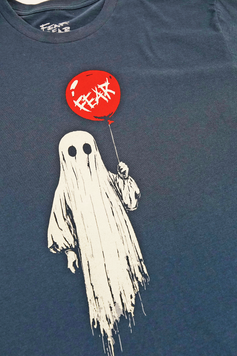 FEAR FLOATS - T-SHIRT - INDIGIO – FEAR GEAR